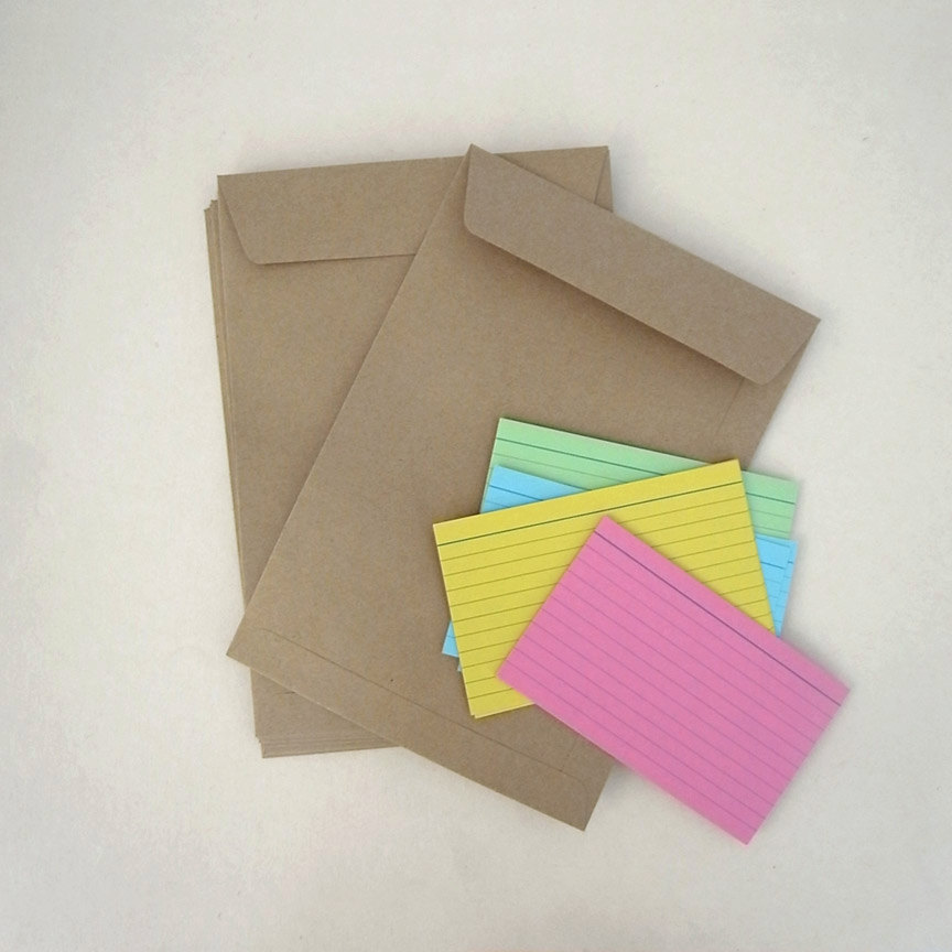 20 Brown Kraft Flat Open End Envelopes Size A5 23cm X 16cm Or For Half ...